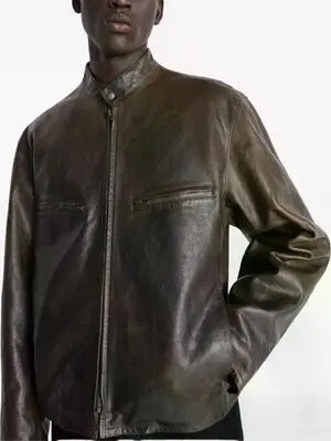 LEMAIRE Leather Biker Jacket