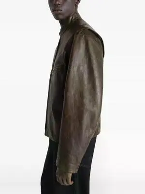 LEMAIRE Leather Biker Jacket