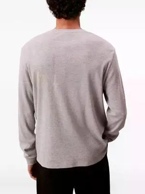 Calvin Klein Long-sleeve Patch T-shirt - Grey