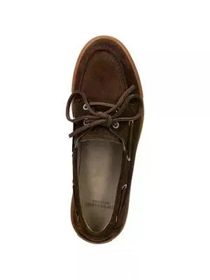 SUMMERY COPENHAGEN Suede Tie Detail Loafers