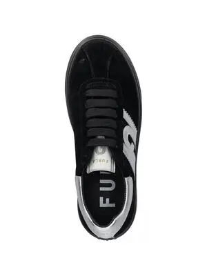 Furla Logo Detail Sneakers - Black