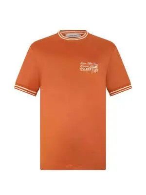 GOLDEN GOOSE Striped Trim T-shirt
