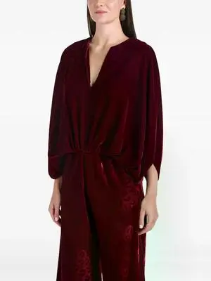 Themis Z Anthos V-neck Flared Jumpsuit