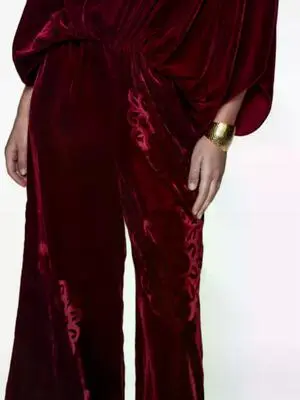 Themis Z Anthos V-neck Flared Jumpsuit