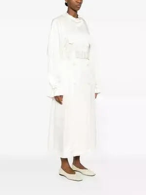 TOTEME Belted Trench Coat - White
