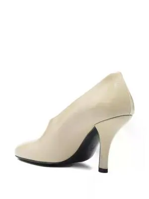 TOTEME Contour Naplack Pumps - Neutrals
