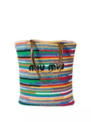 Miu Miu Crocheted Tote Bag