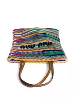 Miu Miu Crocheted Tote Bag