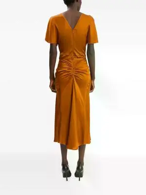 Victoria Beckham Midi Gathered Skirt