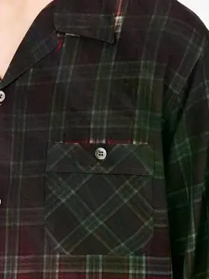 MAISON MARGIELA Check-print Button-up Shirt