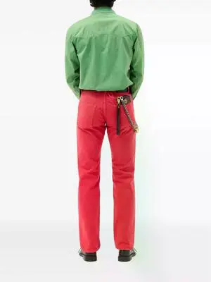Versace Straight Leg Jeans - Red