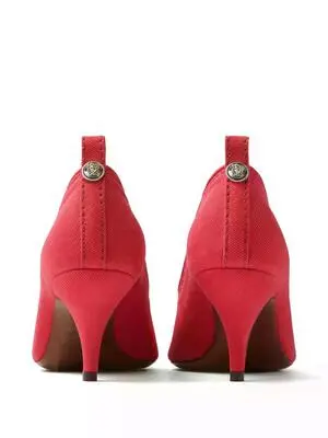 Versace Tina Denim Pumps 65 Mm - Red