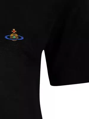 VIVIENNE WESTWOOD Orb-embroidered T-shirt