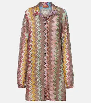 Missoni Zigzag Lame Shirt - Multicoloured