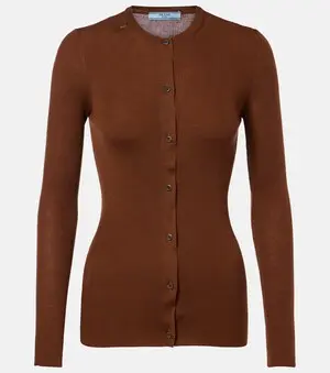 Prada Virgin Wool Cardigan