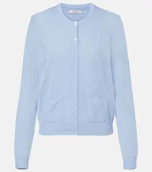 Dorothee Schumacher Semi-sheer Cotton-blend Cardigan