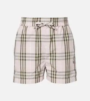 Burberry Check Cotton Shorts - Multicoloured