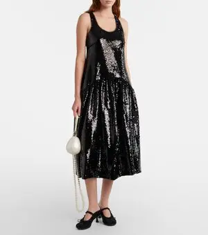 Simone Rocha Sequined Cocktail Dress