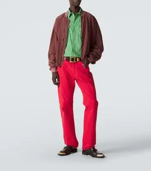 Versace Cotton Straight Leg Jeans