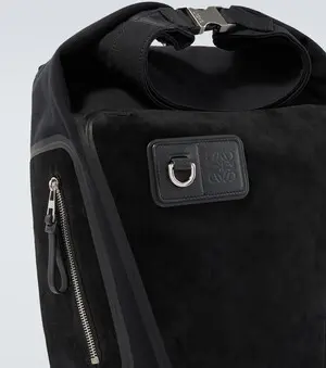 Loewe Flex Canvas And Suede Backpack