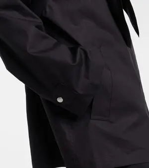 TOTEME Scarf-detail Cotton Jacket - Black
