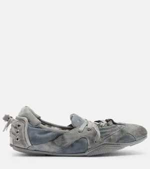 Acne Studios Suede Lace-up Sneakers - Grey