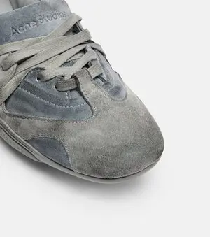 Acne Studios Suede Lace-up Sneakers - Grey