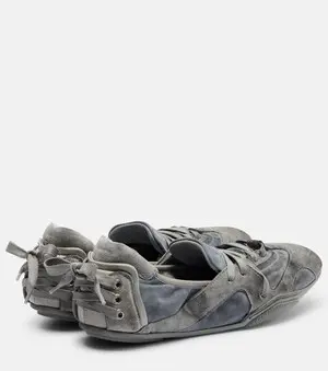 Acne Studios Suede Lace-up Sneakers - Grey