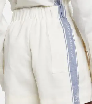 JW Anderson Linen Shorts - White