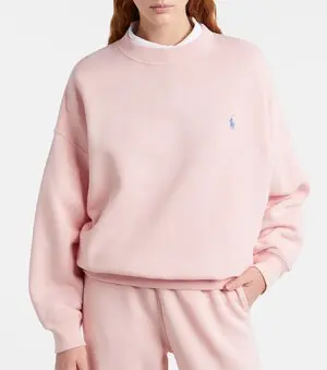 Polo Ralph Lauren Cotton-blend Fleece Sweatshirt - Pink