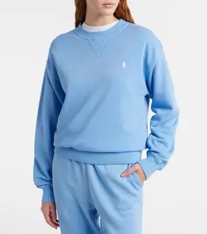Polo Ralph Lauren Cotton-blend Fleece Sweatshirt - Blue