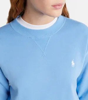 Polo Ralph Lauren Cotton-blend Fleece Sweatshirt - Blue