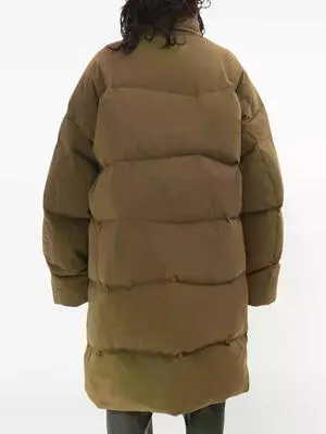 A. A. SPECTRUM Zip-up Padded Longline Jacket