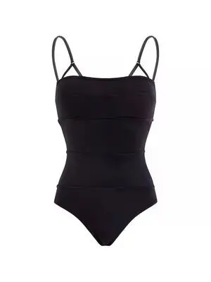 Vilebrequin Sculpting Swimsuit With Adjustable Straps - Black