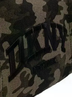 Dkny Camouflage Logo Patch Tote Bag