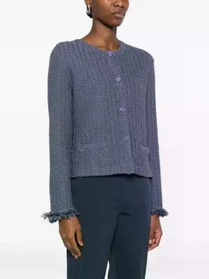 Emporio Armani Fringed Cardigan
