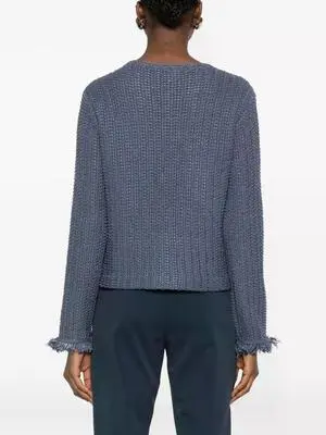 Emporio Armani Fringed Cardigan