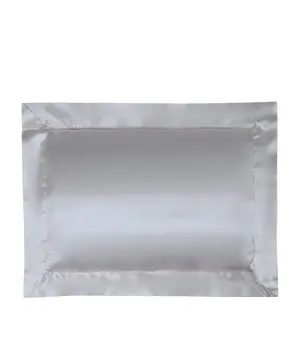 Gingerlily Silk Boudoir Pillowcase - Silver