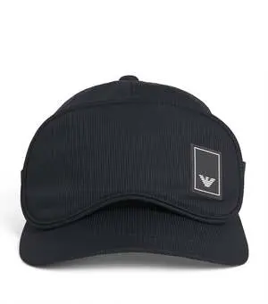 Emporio Armani 2-in-1 Baseball Cap And Eye Mask Set