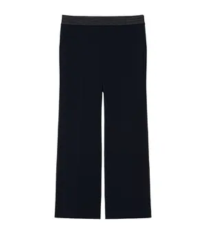 Marina Rinaldi Cady Wide-leg Trousers - Blue