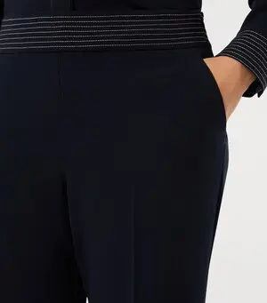 Marina Rinaldi Cady Wide-leg Trousers
