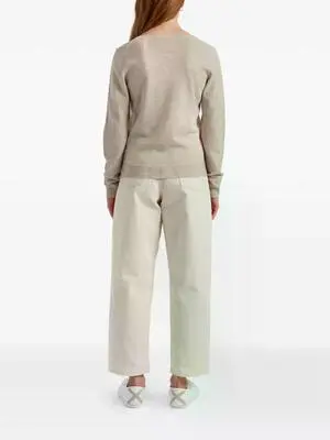Chinti & Parker Scoop Neck Fine Knit Sweater