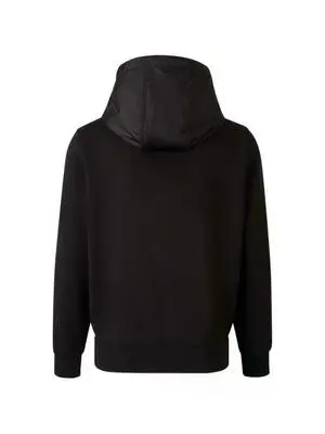 Moncler Logo Stripe Zip Up Hoodie