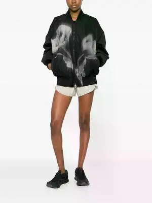 Adidas By Stella McCartney Floral Print Bomber Jacket