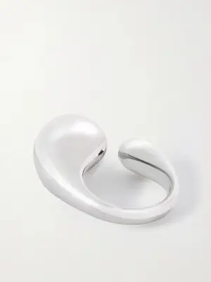 Dinosaur Designs Large Sterling Mungbean Ring