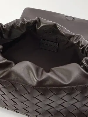 Bottega Veneta Giorno Intrecciato Leather Shoulder Bag