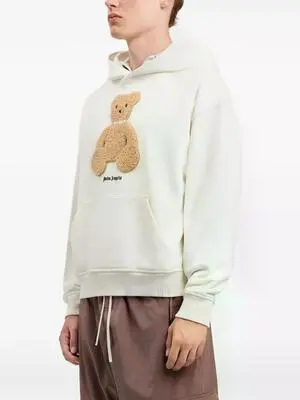 Palm Angels Bear Graphic Hoodie - Neutrals