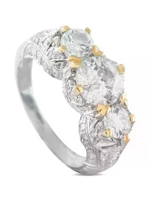LB EXCLUSIVE 18k White Gold Diamond Ring