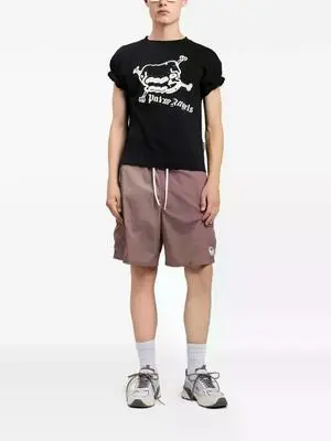 Palm Angels Skull Graphic T-shirt - Black