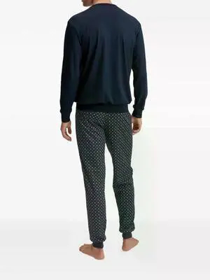 CALIDA Chest-pocket Patterned Pajama Set
